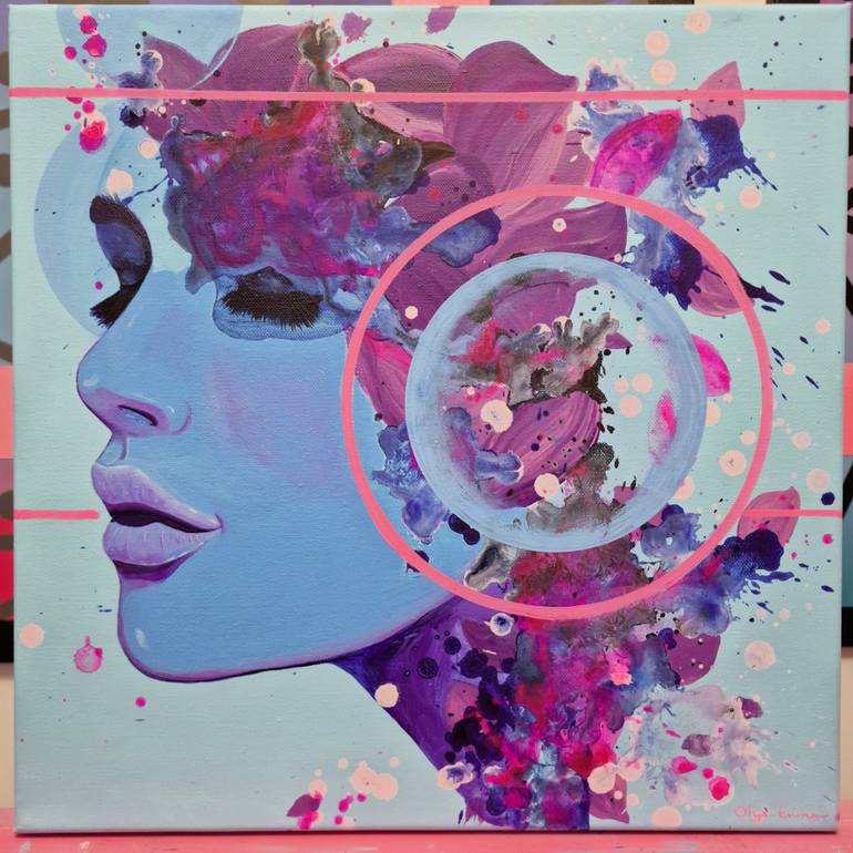Radiant Femininity Painting by Olya Enina | Saatchi Art
