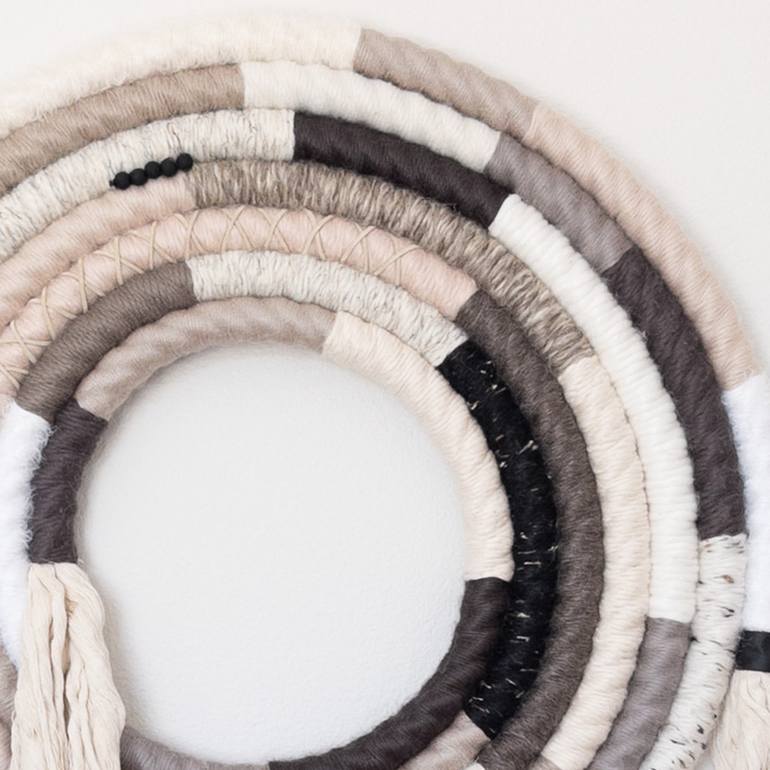 Blush Intention Wheel Sculpture by Ooh La Lūm | Saatchi Art