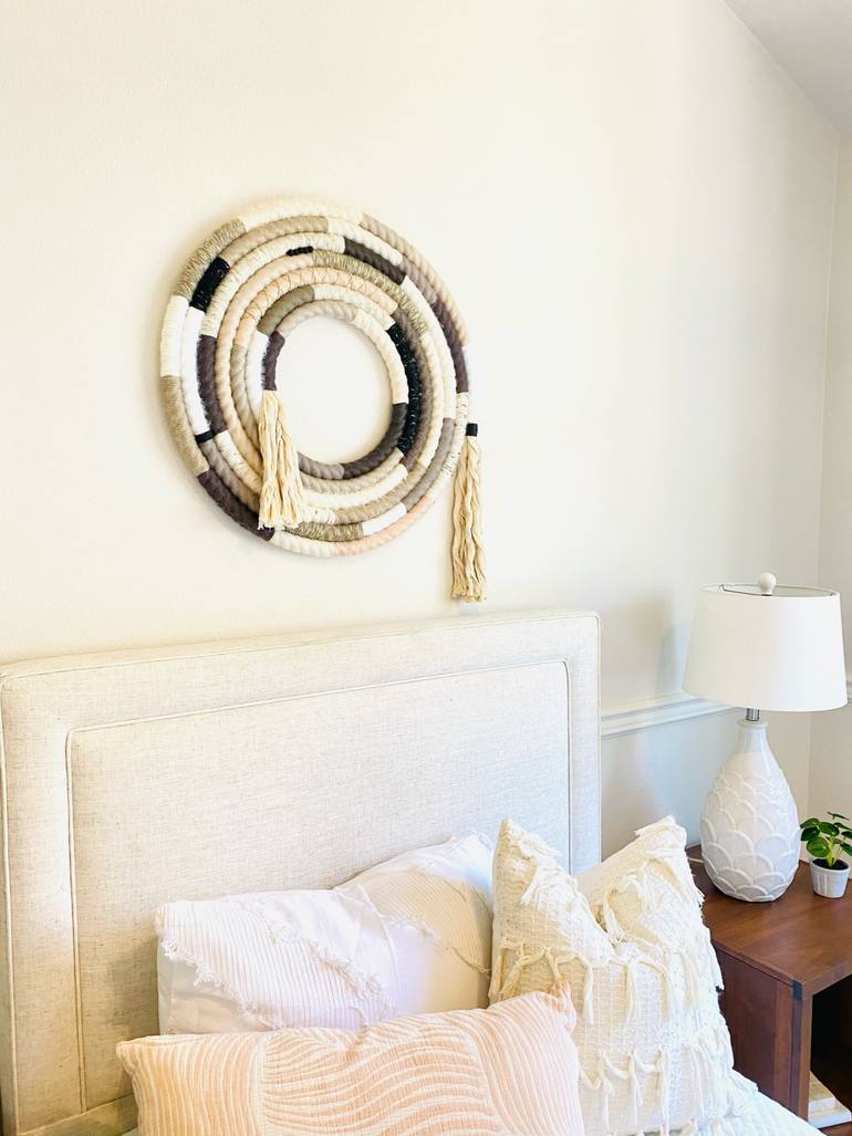 Blush Intention Wheel Sculpture by Ooh La Lūm | Saatchi Art