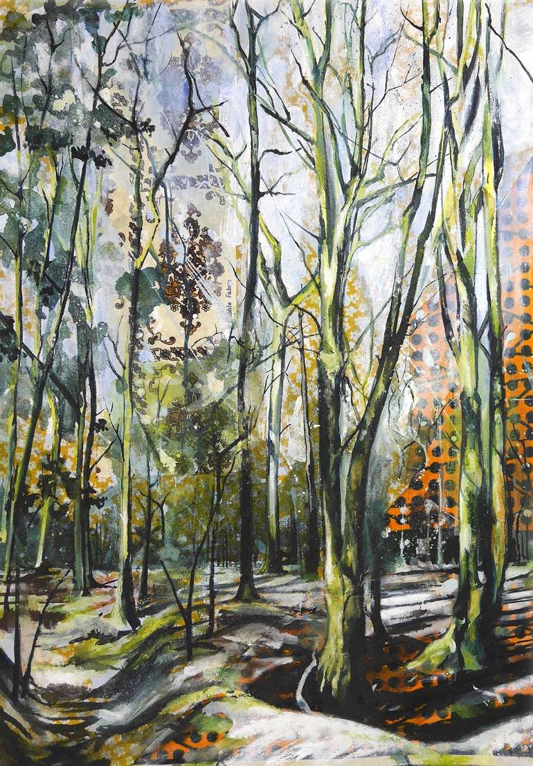 Thy Shadowy Form Below Painting by Sarah Whiteley | Saatchi Art