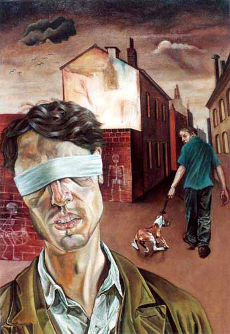 Blindfold Painting by Deborah Butcher | Saatchi Art