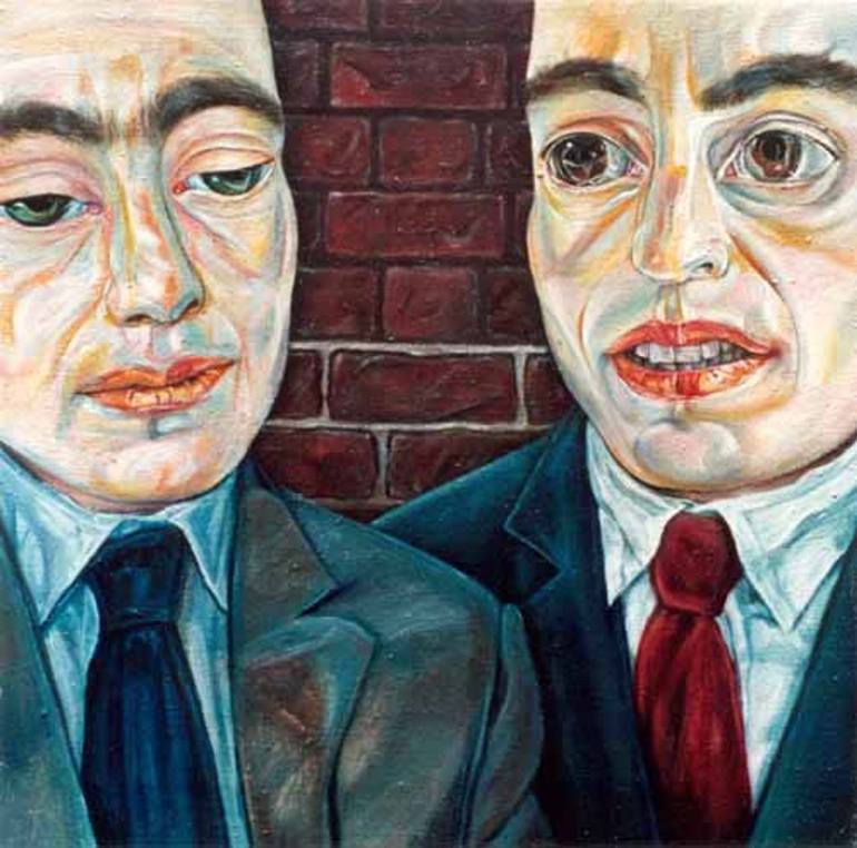 Brothers Painting by Deborah Butcher | Saatchi Art