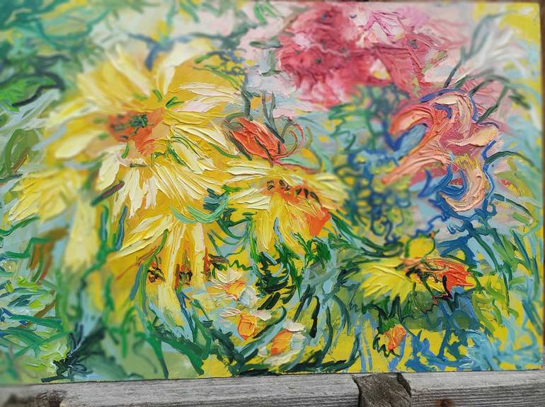 emotions of joy and admiration Painting by Ekaterina Reimer | Saatchi Art