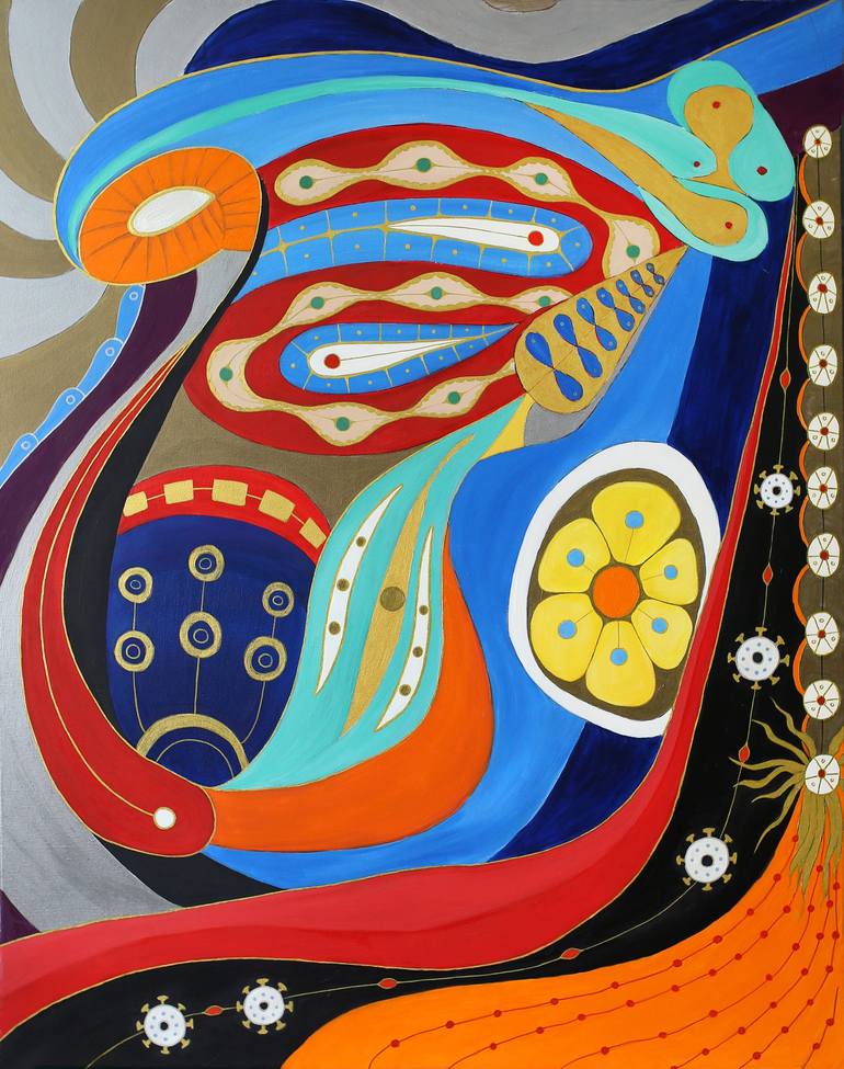 ABSTRACT SERIE IMPROVISATION Painting by Gaui Art | Saatchi Art