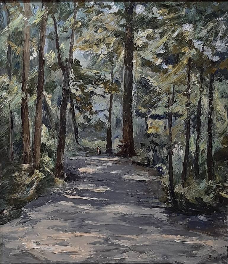 20. аллея Painting by elena andrus | Saatchi Art