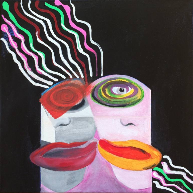 New flame Painting by Sky Moni | Saatchi Art
