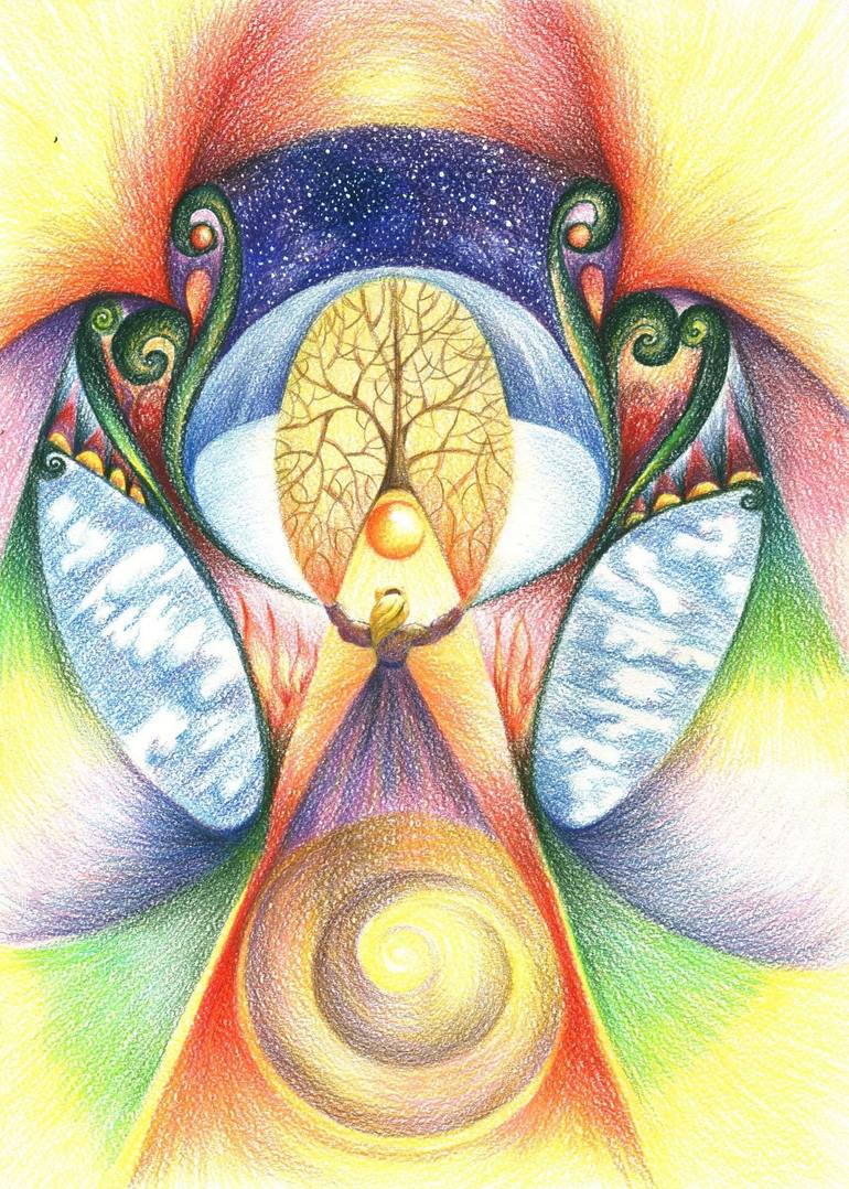 The Creative Cosmos Drawing by Svetlana Adiyanova | Saatchi Art