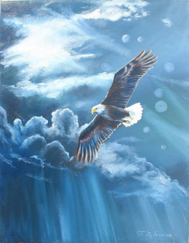High fly Painting by Dubinina Tatyana | Saatchi Art