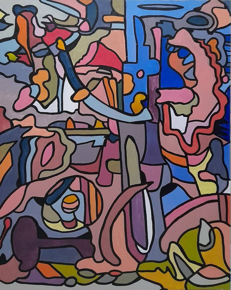 The Destructive Behavior of Industrial Site Painting by Jeremia ...