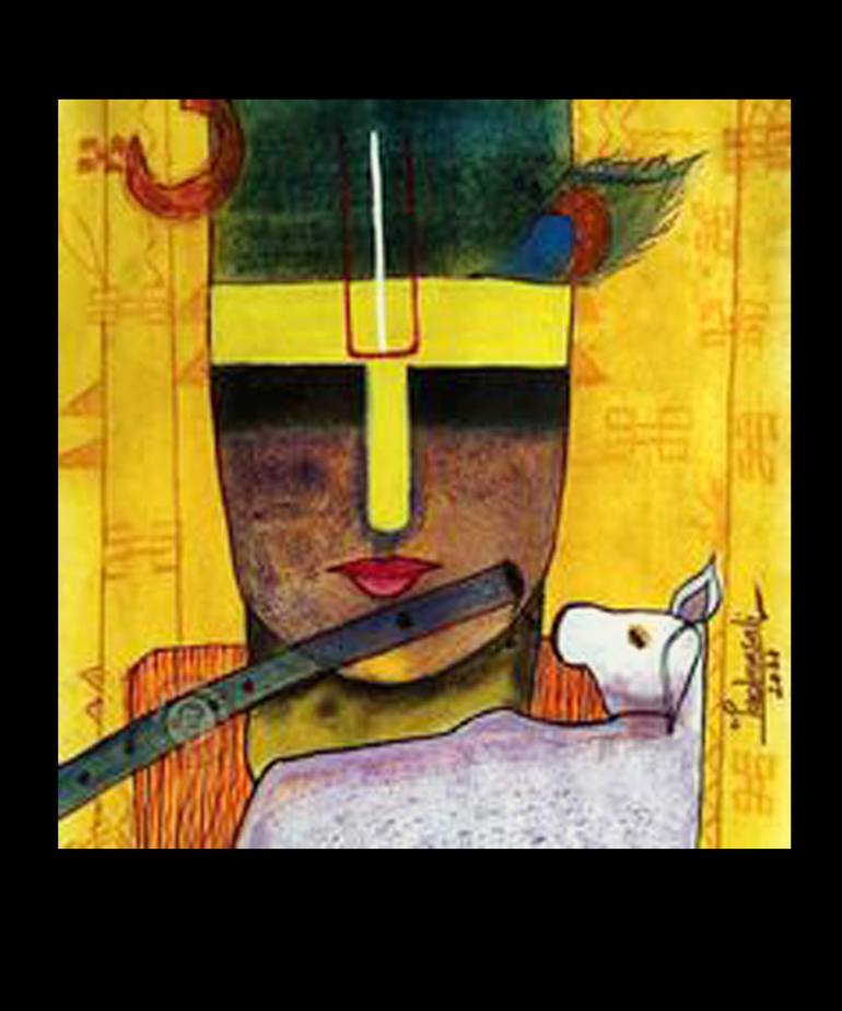 murali krishna Painting by durgarao vuyyuri | Saatchi Art