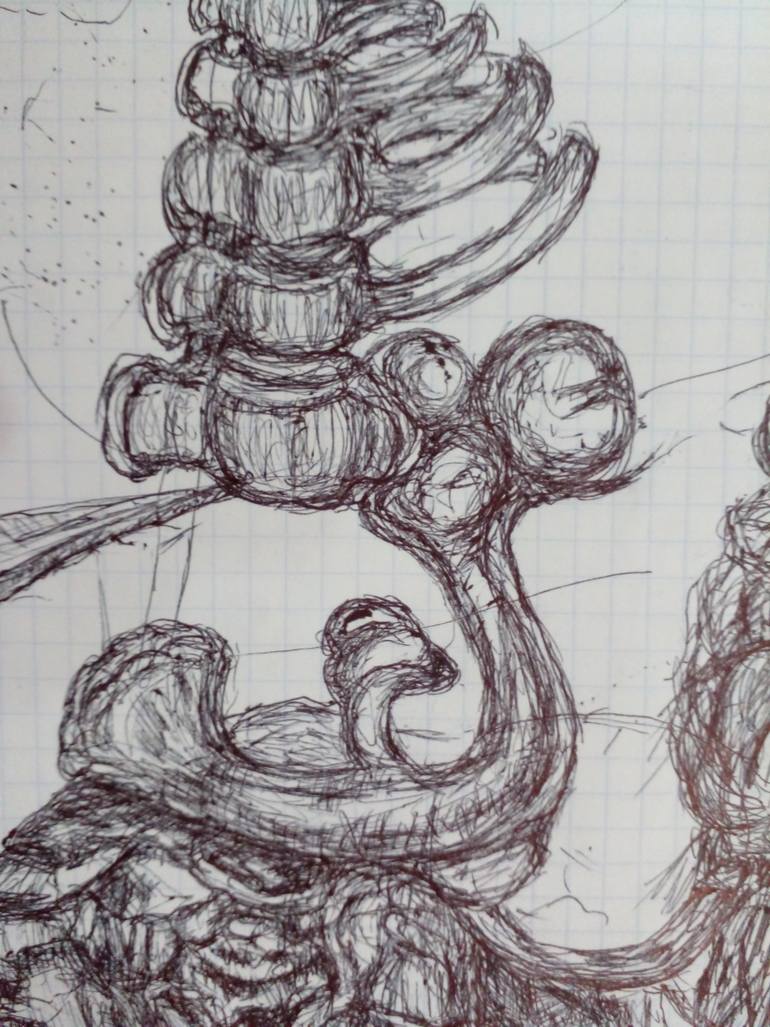 REGRESO A MI ORIGEN Drawing by arturo arteaga | Saatchi Art