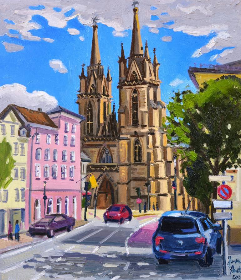 Marburg Painting by Joan Mato | Saatchi Art