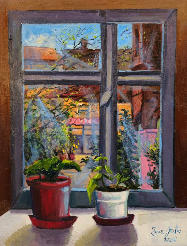 My Window Painting by Joan Mato | Saatchi Art