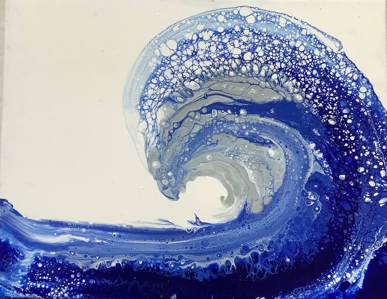 Tsunami Painting by Susan Killfoil | Saatchi Art