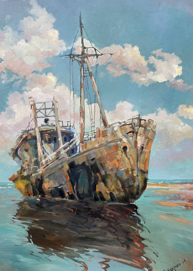 Final Voyage Painting by Andriy Ozernyy | Saatchi Art