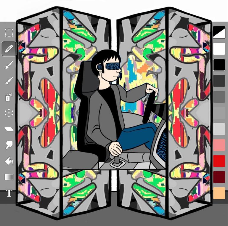 The Colourful Experiment. Painting by David John | Saatchi Art