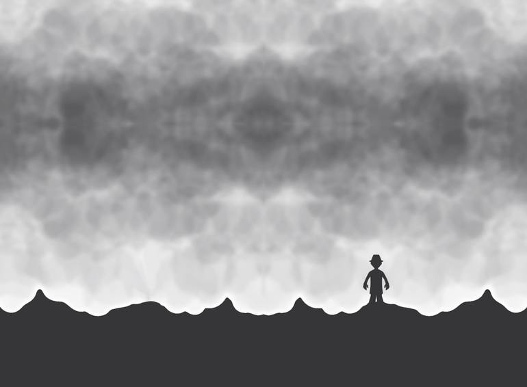 Eye of the storm. Painting by David John | Saatchi Art