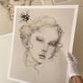 Inseparable Drawing by Iskra Sale | Saatchi Art