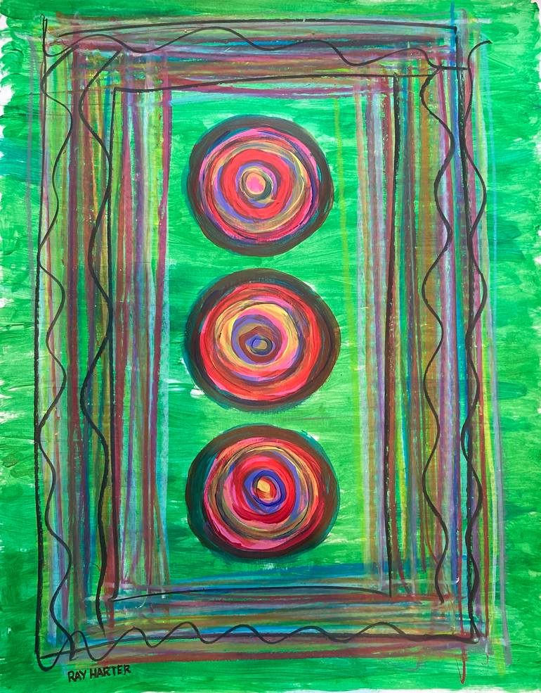 Energy through the Doorway Painting by Ray Harter | Saatchi Art