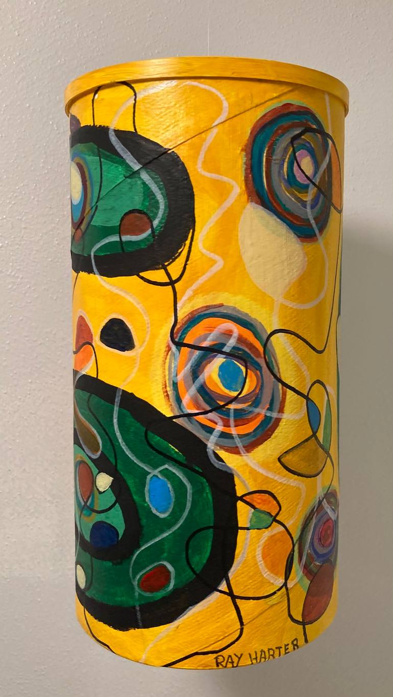 Conceptual Thinking (suspended painted sculpture) Sculpture by Ray ...