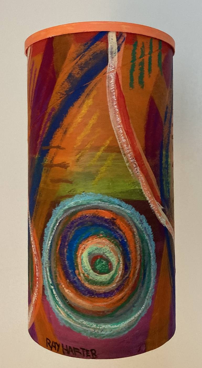 Summertime Energy (suspended painted sculpture) Painting by Ray Harter ...