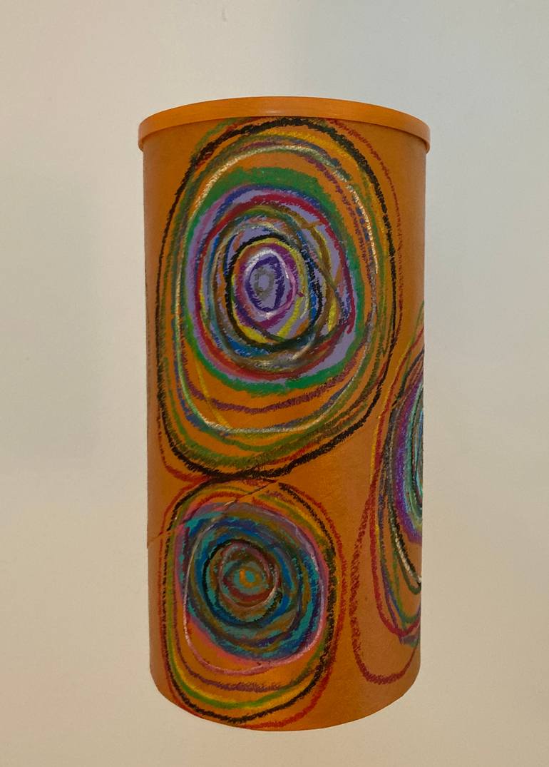 Colliding Energy Bursts (suspended painted sculptures) Sculpture by Ray ...