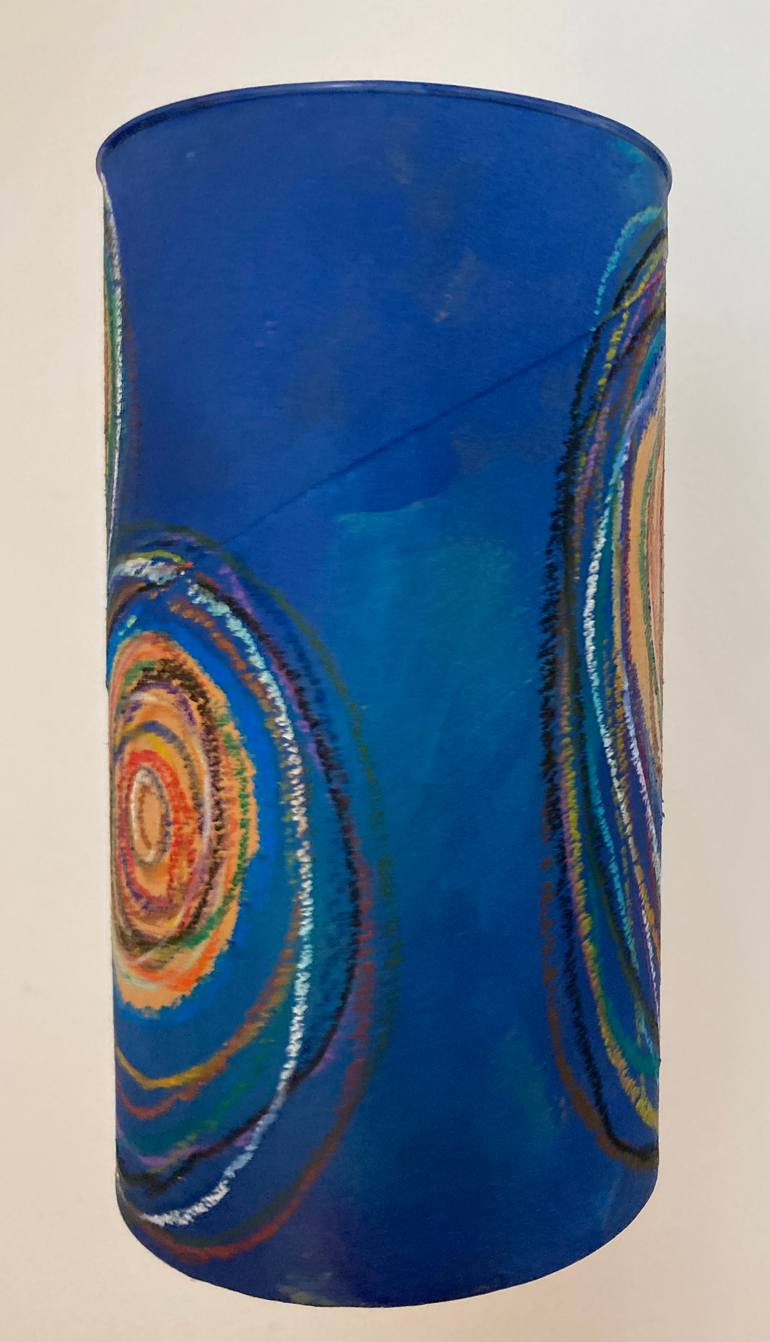 Thermal E Sockets (suspended painted sculpture) Sculpture by Ray Harter ...