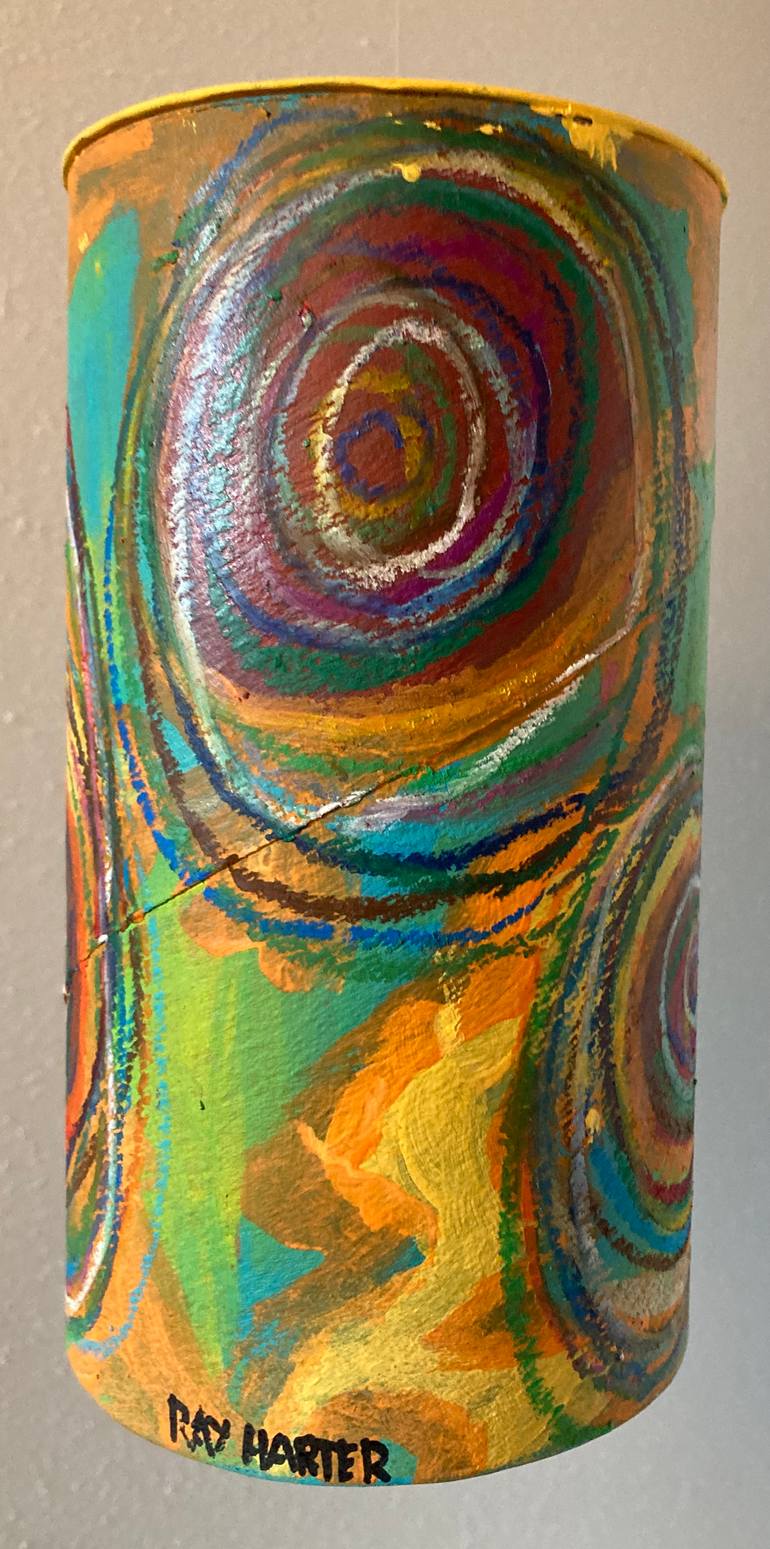 Colour Energy 1 (suspended painted sculpture) Sculpture by Ray Harter ...