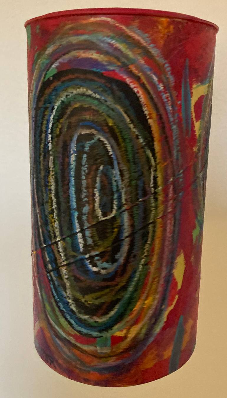 Red Solar Energy (suspended painted sculpture) Sculpture by Ray Harter ...