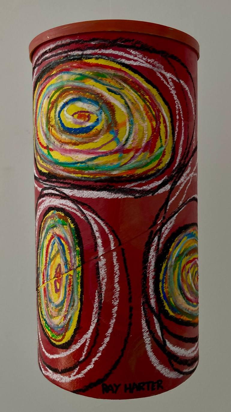 Soaring Energy Field (suspended painted sculpture) Sculpture by Ray ...