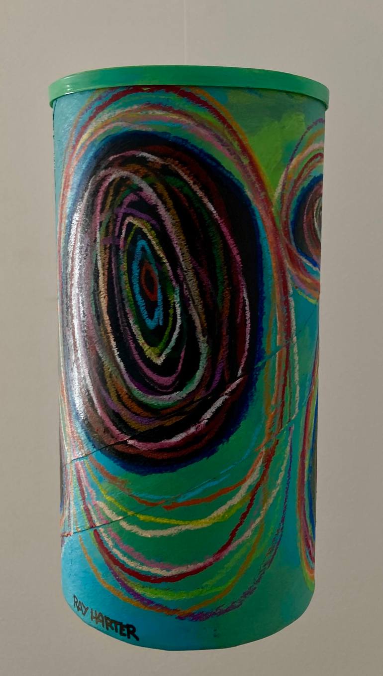 State of Energia (suspended painted sculpture) Sculpture by Ray Harter ...