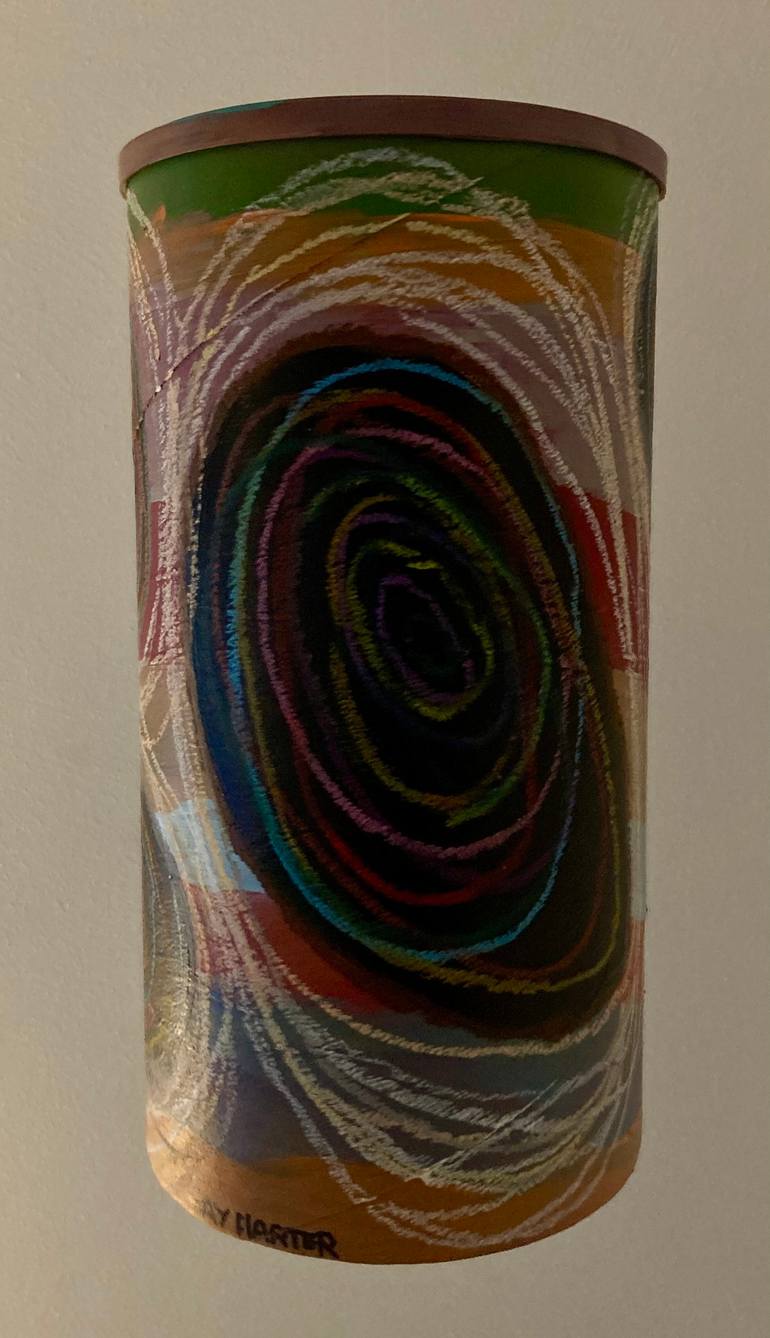 Ghosted E Cells (suspended painted sculpture) Sculpture by Ray Harter ...