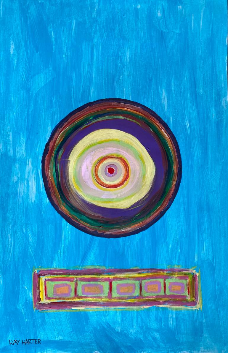 Energy Target (unframed) Painting by Ray Harter | Saatchi Art