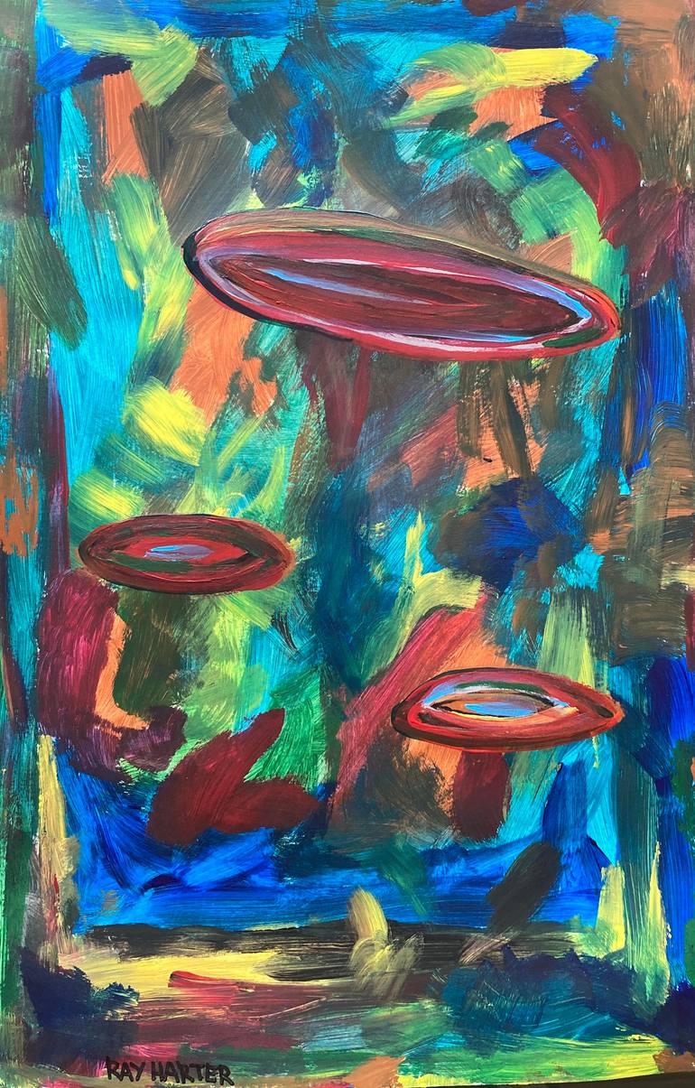 Energy Sockets from Underneath (unframed) Painting by Ray Harter ...