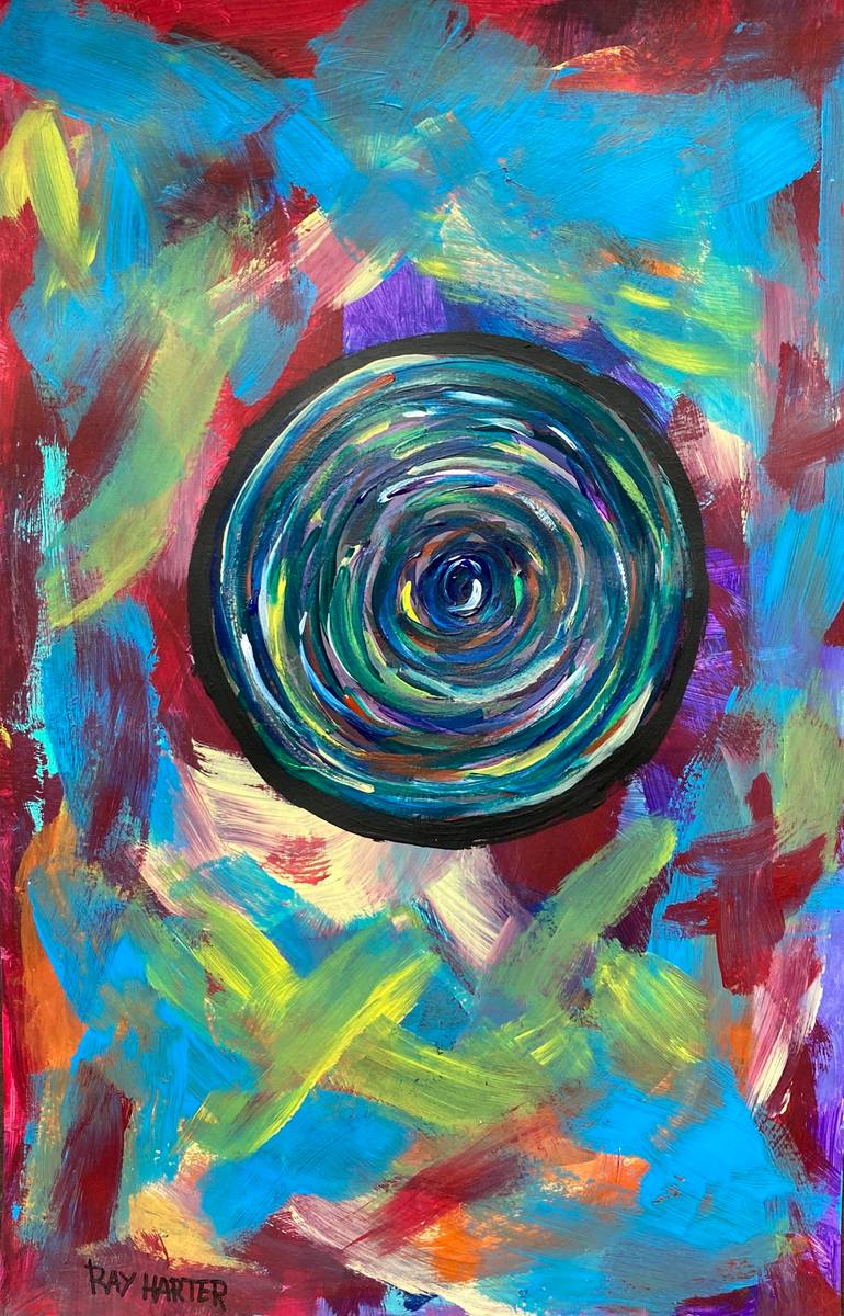 Study of an Energy Socket l (unframed) Painting by Ray Harter | Saatchi Art