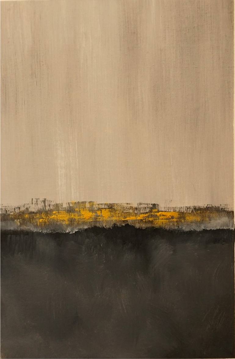 The light in Small Town Painting by Tomas Tam | Saatchi Art
