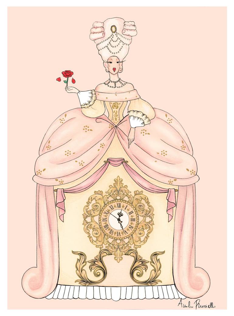 Madame Time Drawing by Amalia Russiello | Saatchi Art