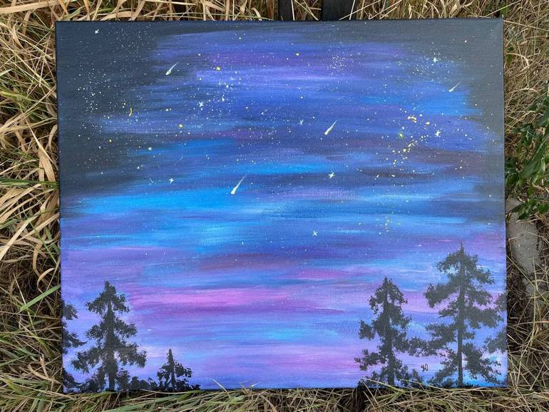 Starfall Painting by Julia Zhigalova | Saatchi Art