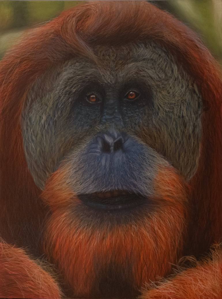 Gentle Giant Drawing by Elisha Briseño Aragon | Saatchi Art