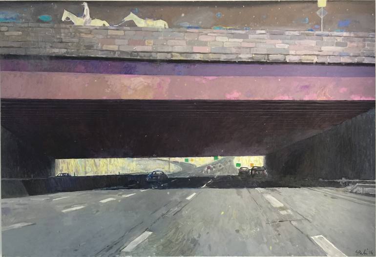 Bridges on My County Painting by George Pali | Saatchi Art