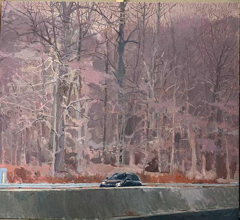 Driving Alone Painting by George Pali | Saatchi Art