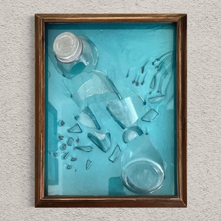 Shattered Ball Jar Sculpture by Sam Lewis | Saatchi Art