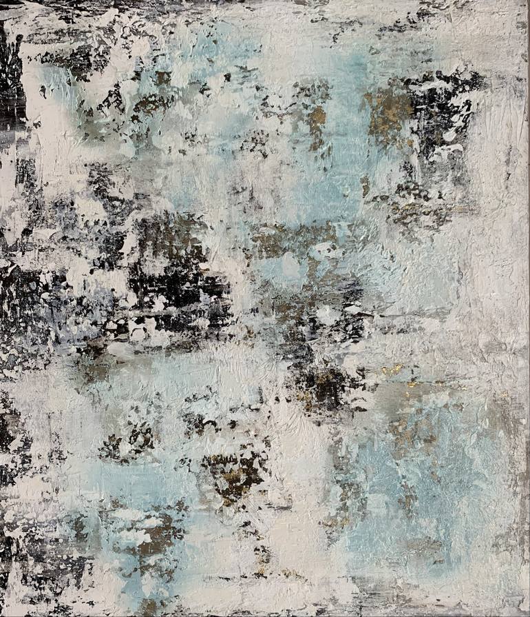 LIGHT BLUE EXPANSE Painting by Tatiana Malinovscaia | Saatchi Art