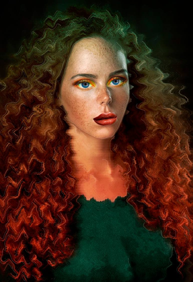 RED HAIR II Photography by Ismael Gonzalez | Saatchi Art
