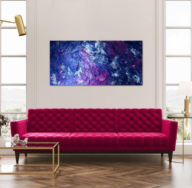 MIDNIGHT BLOOM PAINTING Painting by Jodie Beck | Saatchi Art