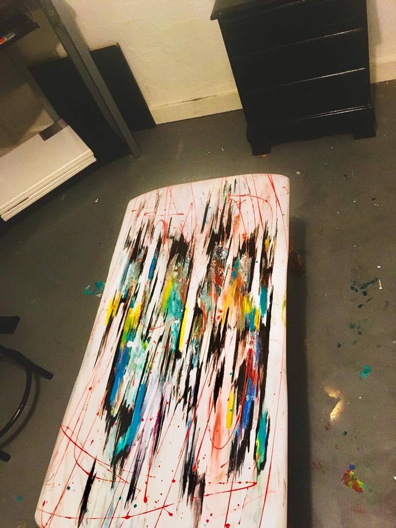 Tiger Stripes Painting by Catherine Sayer | Saatchi Art