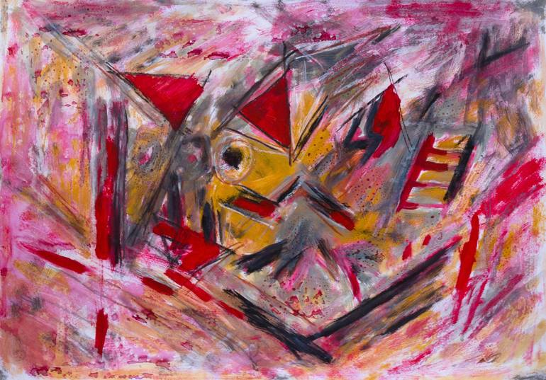 Falling Painting by Cleber Dmoreira | Saatchi Art