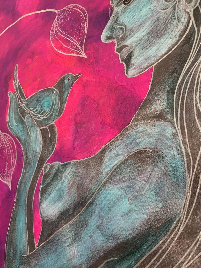 Rebirth Painting by Hiranya R | Saatchi Art