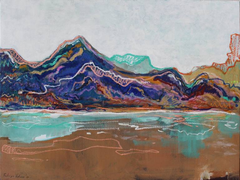 Los Colores de Bolivia Painting by Rodrigo Veloso | Saatchi Art