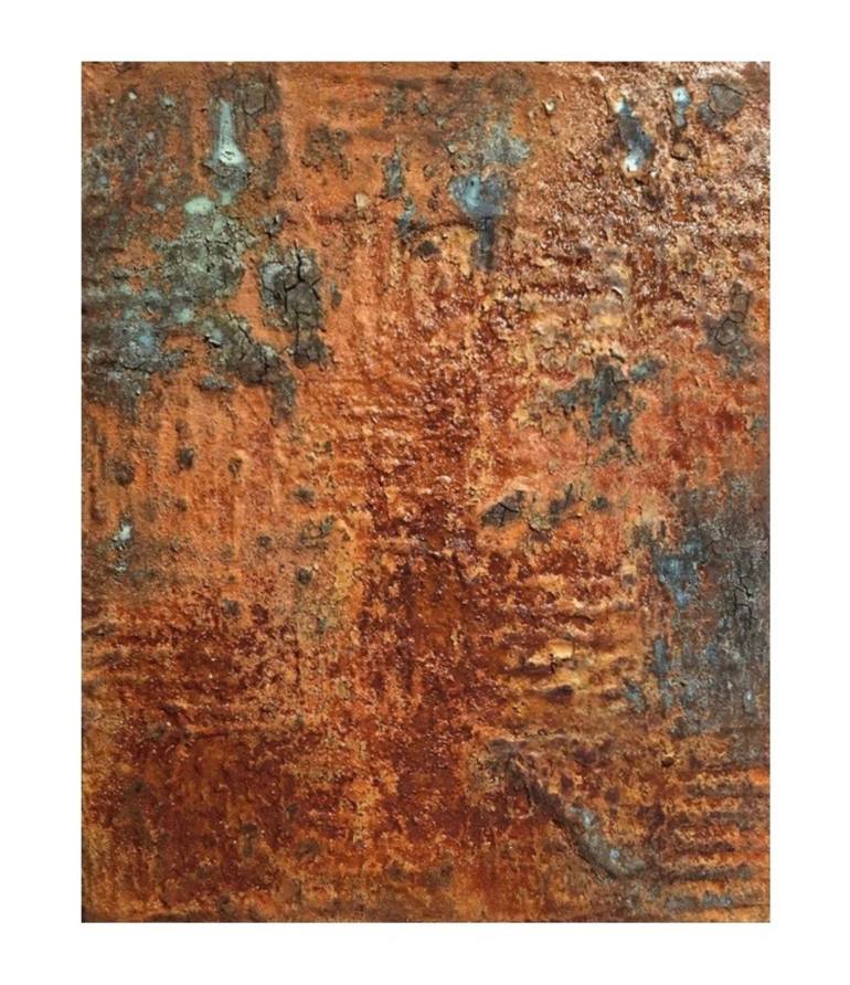 Rusted Copper Mine Painting by N R UNSER | Saatchi Art